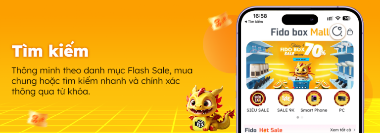 FidoBox – Ứng dụng mua sắm trực tuyến hàng đầu