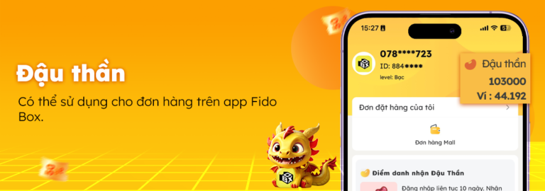 FidoBox – Ứng dụng mua sắm trực tuyến hàng đầu